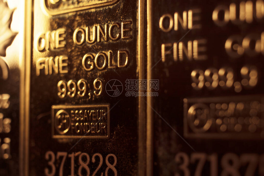 9999一盎司的金块吞噬贵金属高清图片下载-正版图片504538069-摄图网