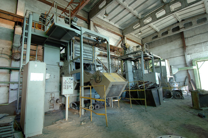 钢铁厂的内部空间高清图片下载-正版图片504539999-摄图网