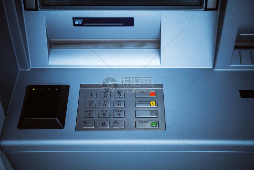 使用现代自动取款机提高清图片下载-正版图片504567527-摄图网