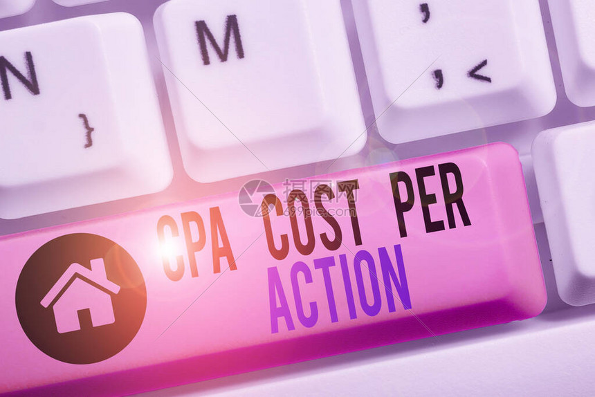 概念手写显示每次操作的Cpa成本概念意味着当用户点击会员链接高清图片下载-正版图片504569123-摄图网