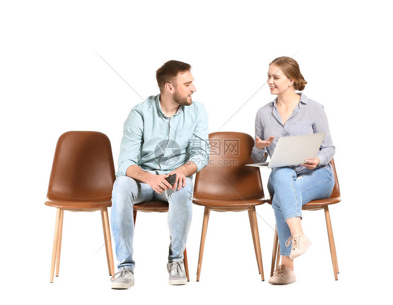 在白色背景上排队等候的人高清图片下载-正版图片504584204-摄图网