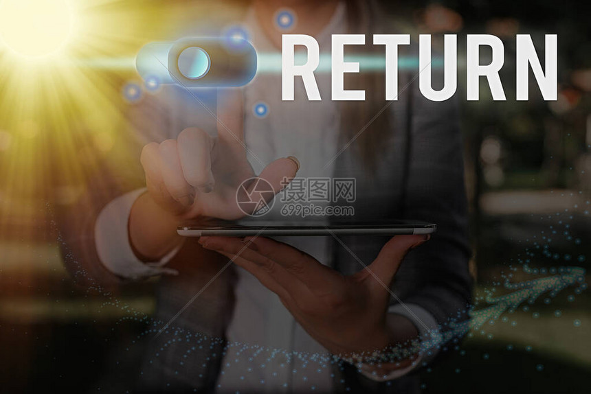 显示Return的文本符号商业照片中写回您开始的地方或从这高清图片下载-正版图片504592898-摄图网