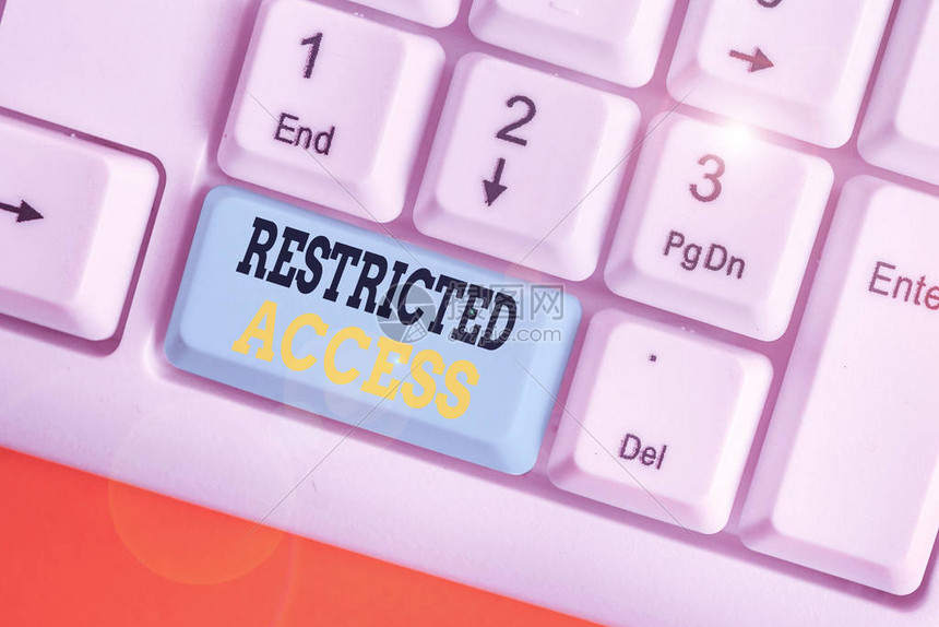 显示受限访问的书写笔记可能拒绝用户访问的一类服高清图片下载-正版图片504602566-摄图网