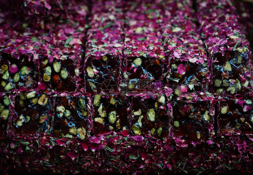 大量传统土耳其软糖lokum糖果高清图片下载-正版图片504605071-摄图网