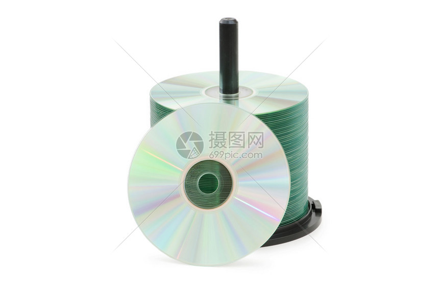 白色上隔离的cd高清图片下载-正版图片504652644-摄图网