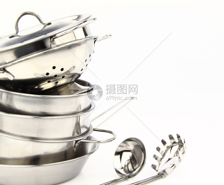 不锈钢厨具组高清图片下载-正版图片504675031-摄图网