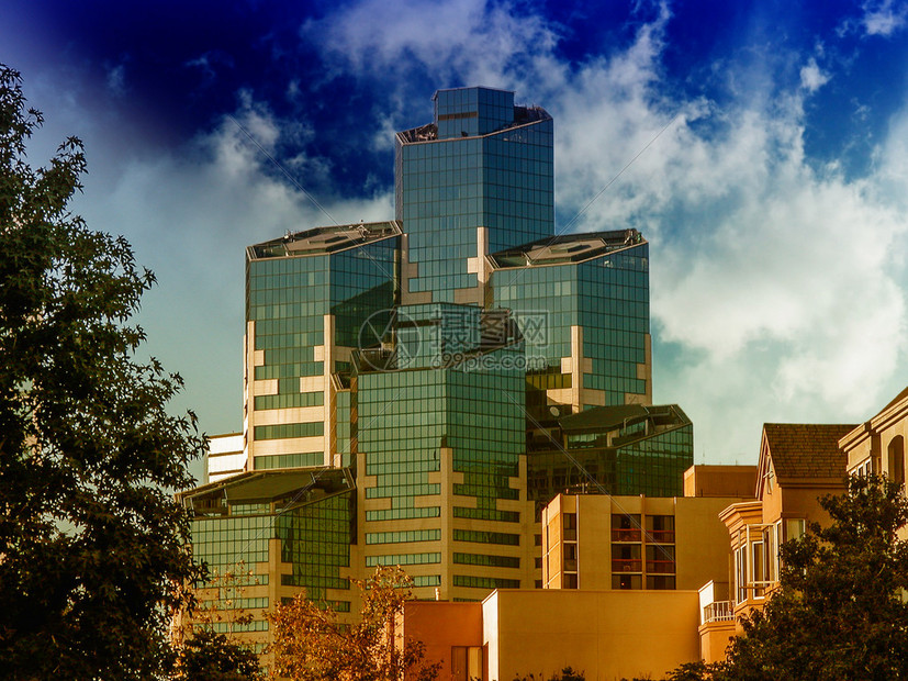 圣地亚哥现代建筑美国高清图片下载-正版图片504723266-摄图网