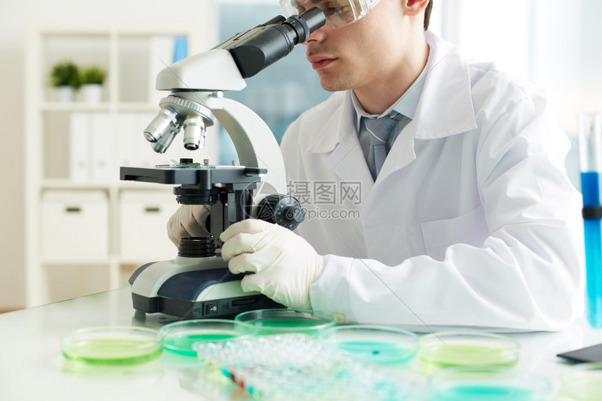 检查实验室显微镜的高清图片下载-正版图片504772599-摄图网