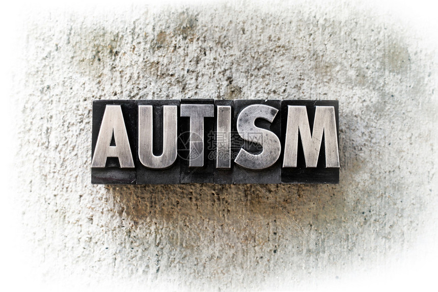 AUTISM这个词是用古老的高清图片下载-正版图片504774317-摄图网