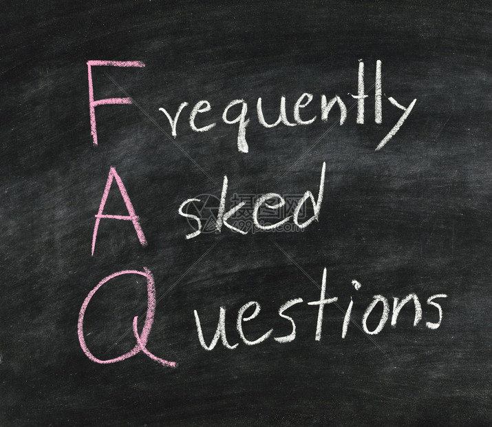 FAQ用黑板上高清图片下载-正版图片504775276-摄图网