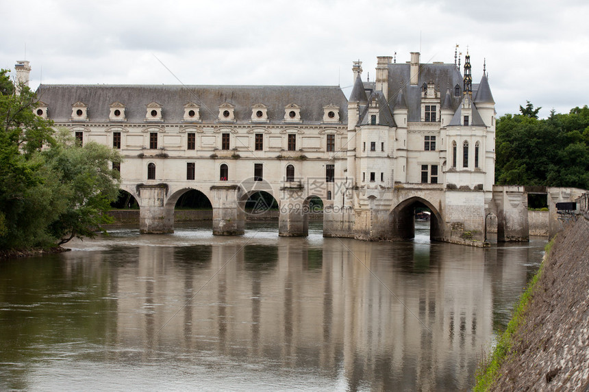 舍农索花园和城堡被称为女士城堡的城堡建于1513年高清图片下载-正版图片504800445-摄图网