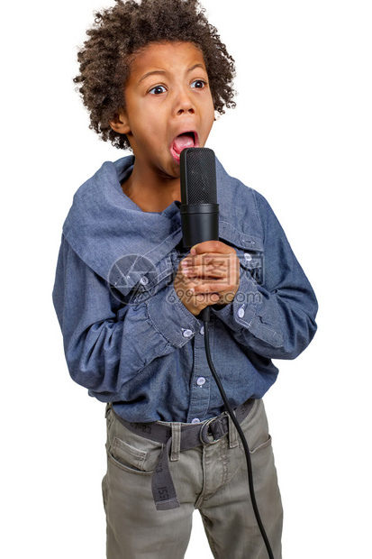 小演员喜剧演员与麦高清图片下载-正版图片504862447-摄图网