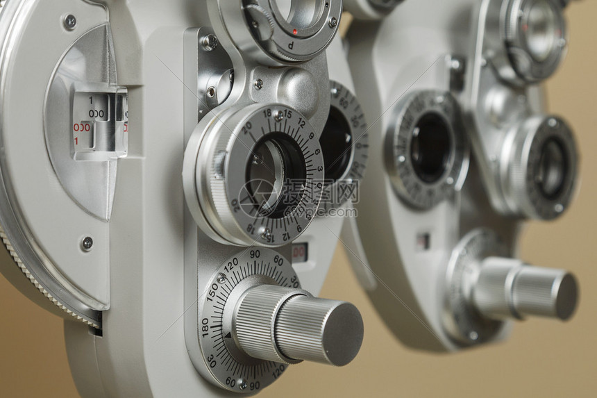 用于测量人类眼视光的学设备Hhoroopte高清图片下载-正版图片504884945-摄图网