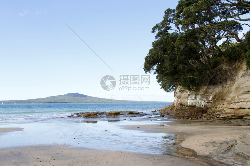 新西兰奥克兰豪拉基湾高清图片下载-正版图片504950529-摄图网