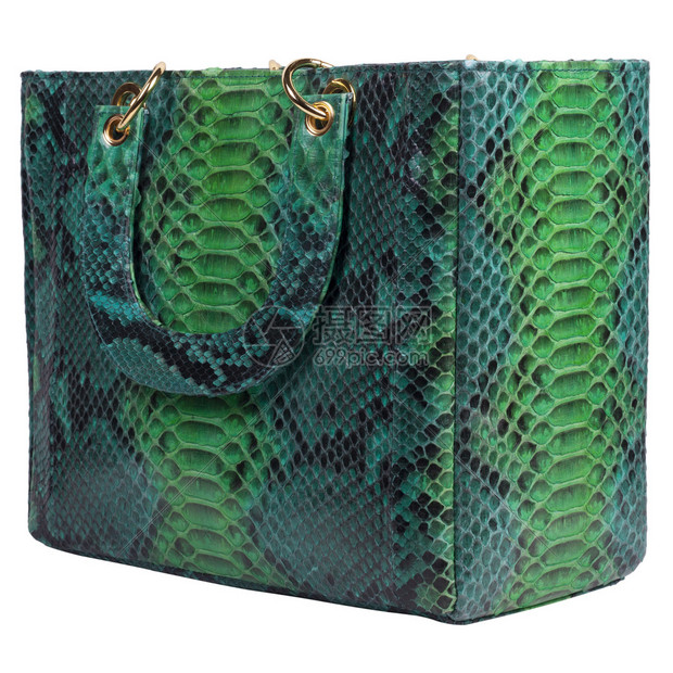 在巴厘岛手工制造的时装奢华豪蛇皮松手提袋高清图片下载-正版图片504956436-摄图网