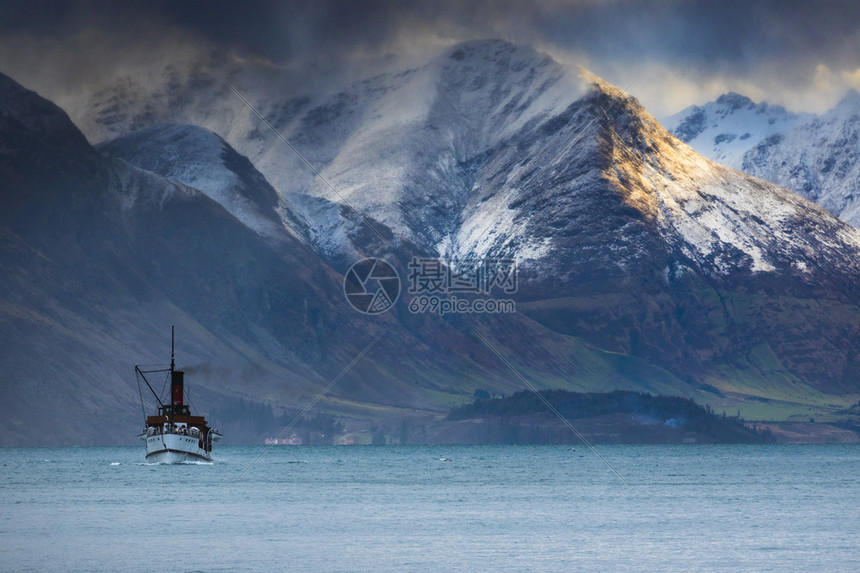 华卡蒂普湖皇后城南岛新西兰群岛的老高清图片下载-正版图片504965770-摄图网