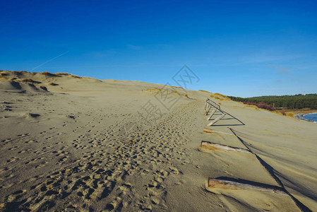 波兰斯洛廷斯基公园Leba附近沙丘上的亮高清图片下载-正版图片504990498-摄图网