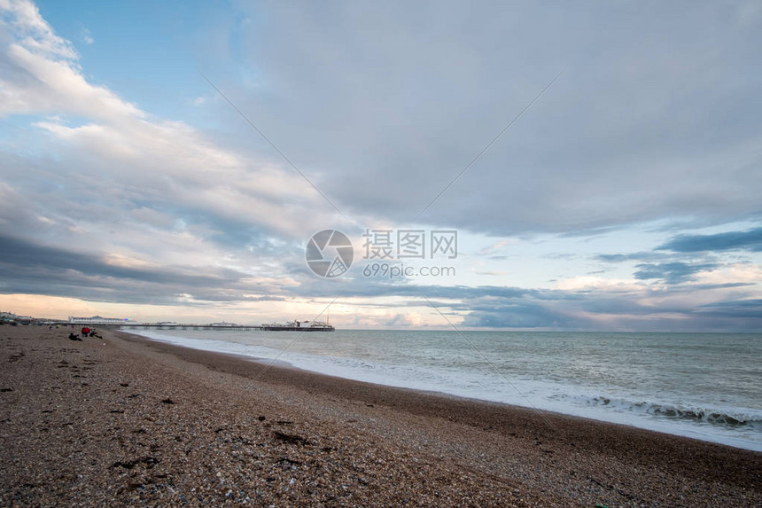 英国布莱顿海滩高清图片下载 正版图片505148765 摄图网