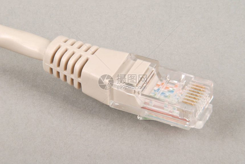 Lan电缆和连接器RJ45以高清图片下载-正版图片505167467-摄图网