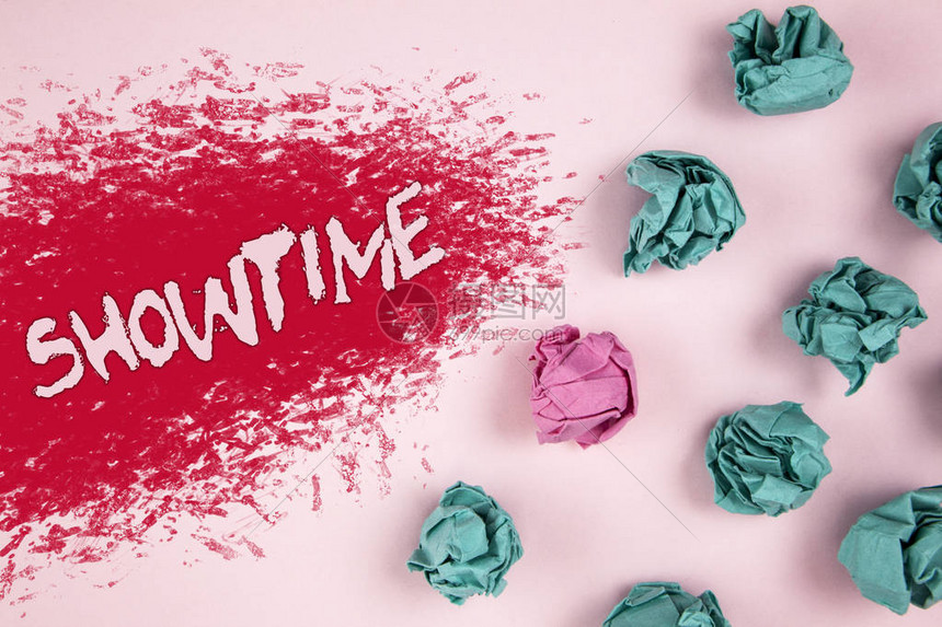 显示Showtime的写作笔记商业图片展示播放电影音乐会表演活动的时间高清图片下载-正版图片505207238-摄图网