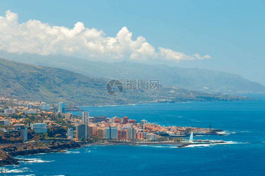 西班牙特内里费普拉克鲁斯港市高清图片下载-正版图片505213195-摄图网