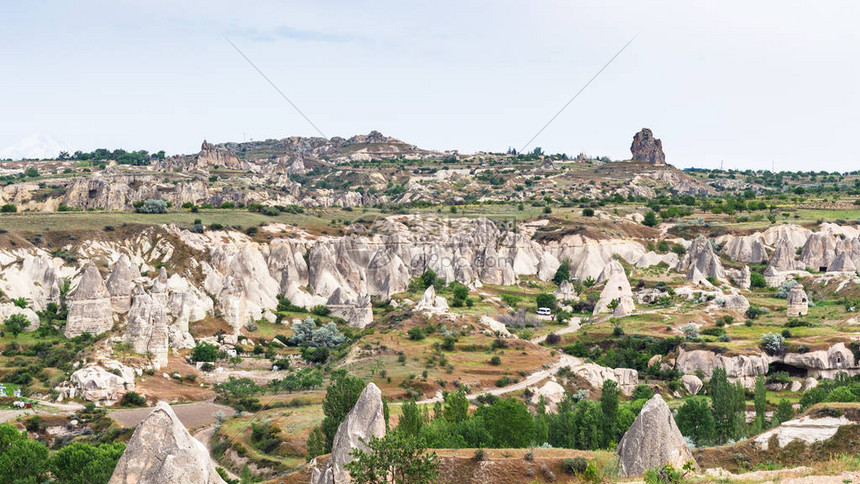 春季前往土耳其在卡帕多西亚戈雷梅公高清图片下载-正版图片505269473-摄图网