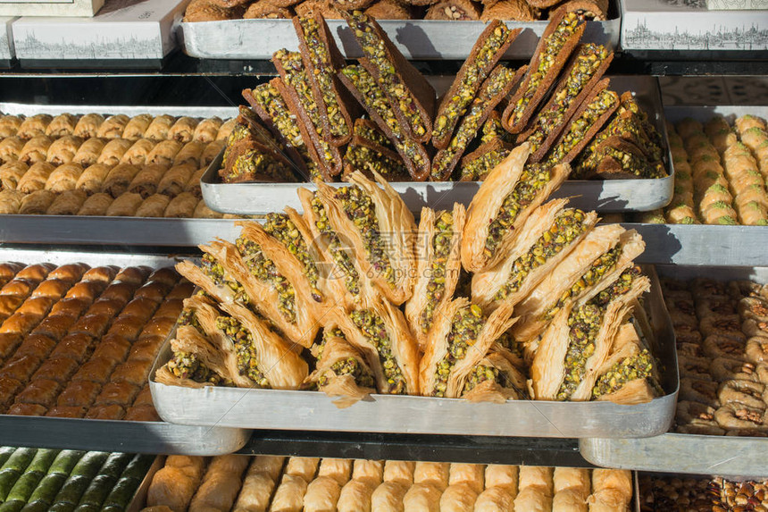 土耳其传统民族甜点Bakla高清图片下载-正版图片505284861-摄图网