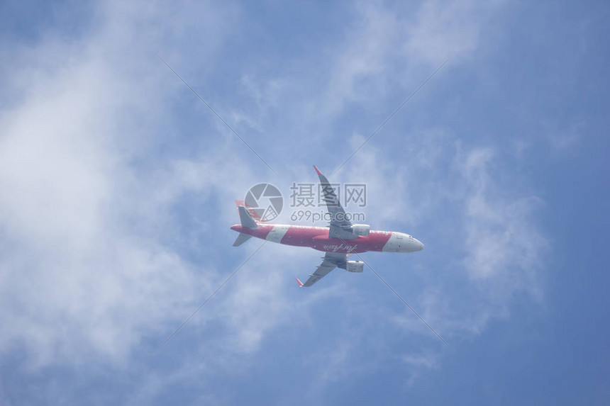 泰国Airasia的HSBBD空中客车A320200高清图片下载-正版图片505289159-摄图网