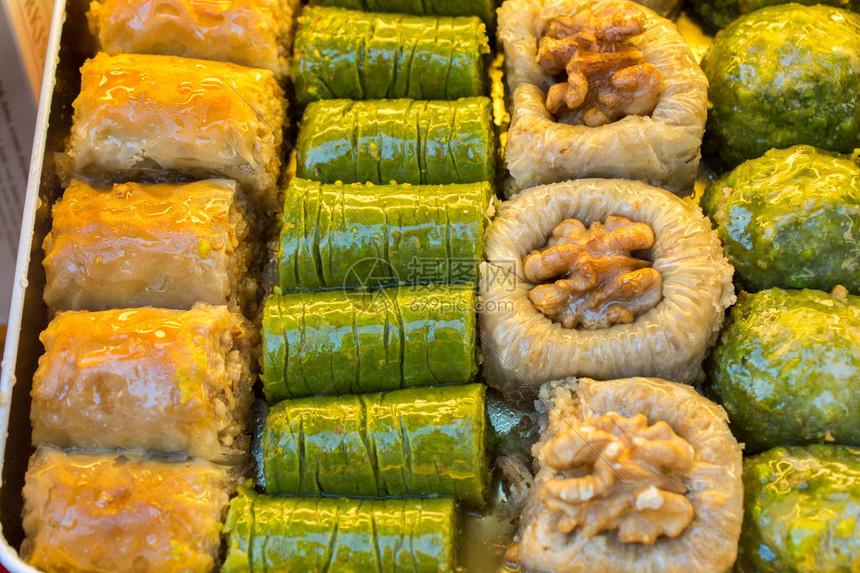 土耳其传统民族甜点Bakla高清图片下载-正版图片505290862-摄图网