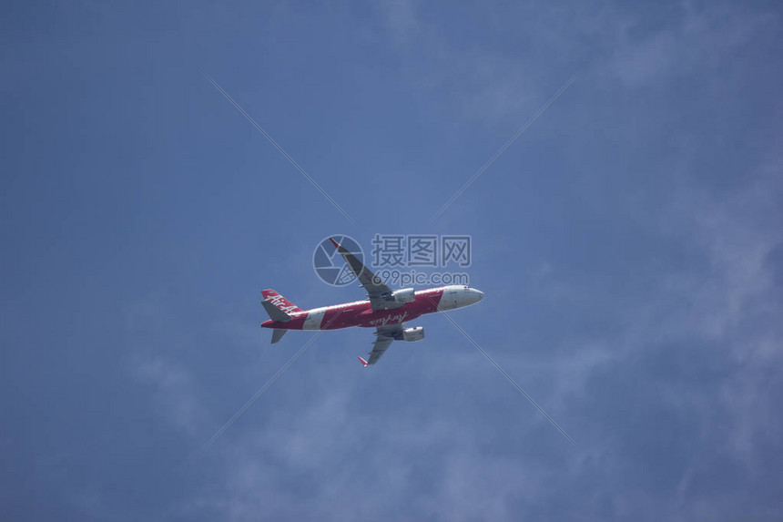 泰国Airasia的HSBBD空中客车A320200高清图片下载-正版图片505297404-摄图网
