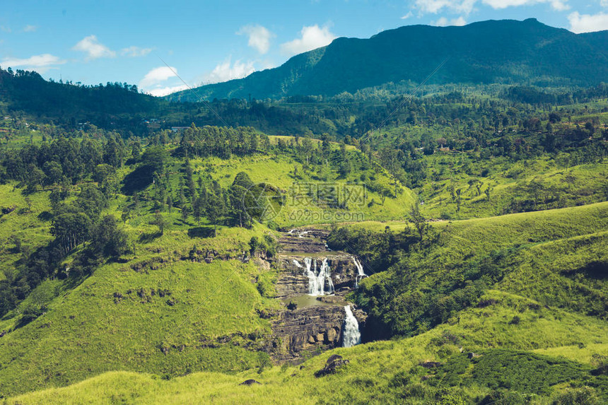 斯里兰卡美丽的地貌美丽的蓝色天空和锡兰的高清图片下载-正版图片505297905-摄图网