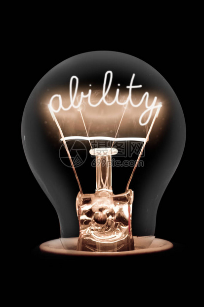 黑色背景的ABILITY形状高清图片下载-正版图片505353556-摄图网