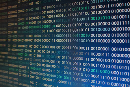 由计算机屏幕上的二进制代码制成的大脑模式人工智能时代蓝绿色的电脑屏幕高清图片下载-正版图片505396154-摄图网