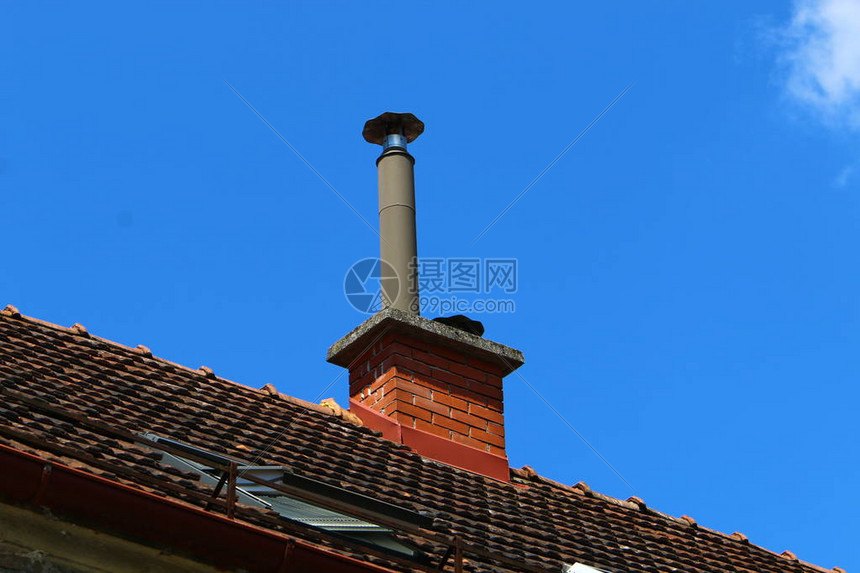 屋顶是烟囱高清图片下载-正版图片505413574-摄图网
