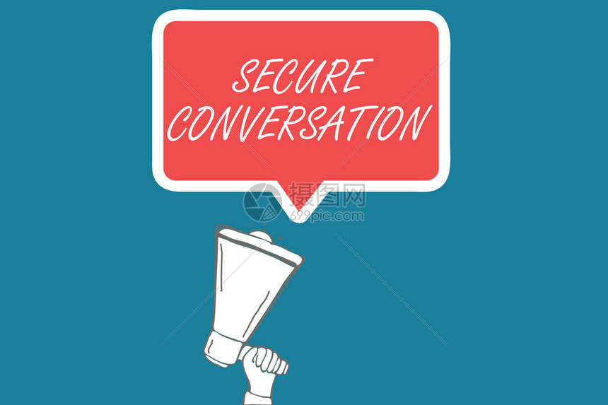 手写文本安全对话概念意思是网络服务之间加密的加密通信SecurityConvers高清图片下载-正版图片505489299-摄图网