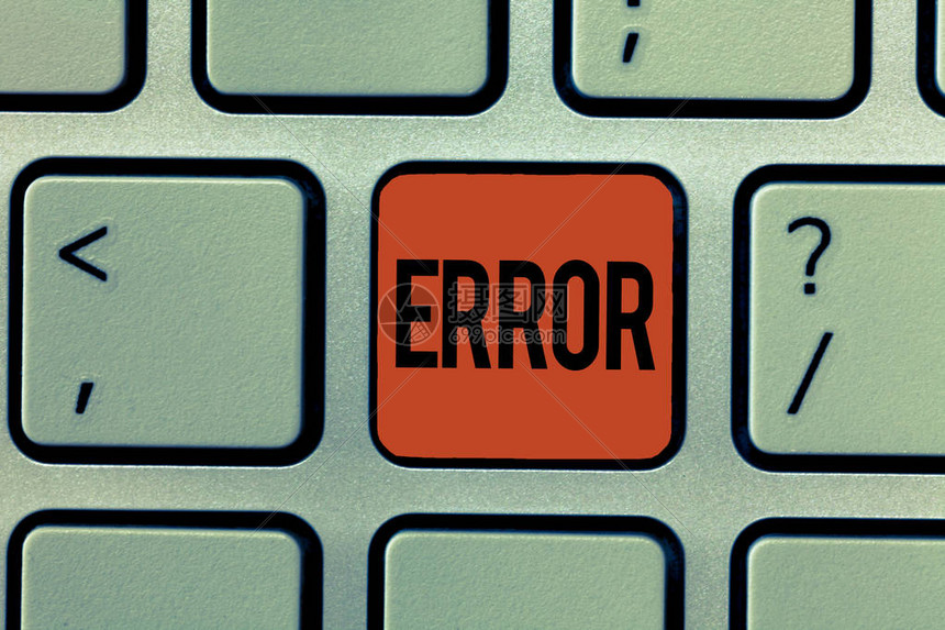 显示错误的文本符号概念照片错误行为判断错误的情况高清图片下载-正版图片505543743-摄图网