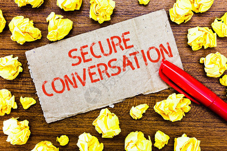 手写文本撰写安全对话概念意指网络服务之间加密的通信安全SecurityConvers高清图片下载-正版图片505493242-摄图网