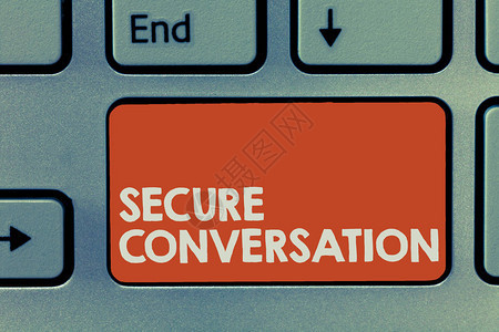 显示安全对话的文本符号概念照片加密网络服务之间的加密通信SecurityConvers高清图片下载-正版图片505598177-摄图网