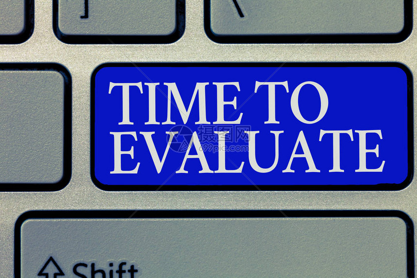 概念手写显示评估时间展示产品或服务之前使用的时刻率的商业高清图片下载-正版图片505574325-摄图网