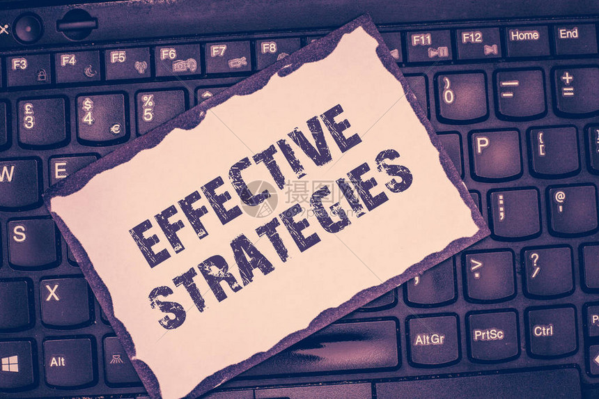 显示有效策略的概念手写商业照片展示了合理的战术方案强高清图片下载-正版图片505578576-摄图网