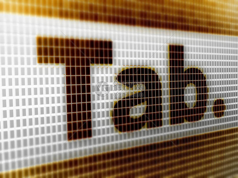 屏幕上的TAB图标高清图片下载-正版图片505583150-摄图网