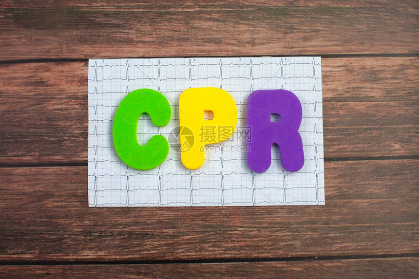 心肺复苏的缩写用CPR字表示的彩色字母高清图片下载-正版图片505586097-摄图网