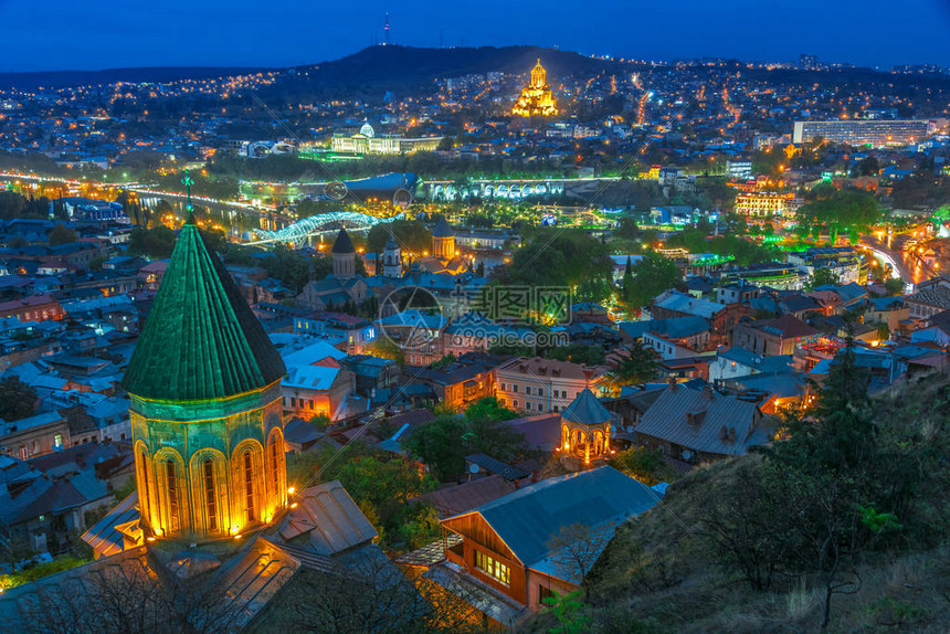 日落后格鲁吉亚第比高清图片下载-正版图片505635532-摄图网
