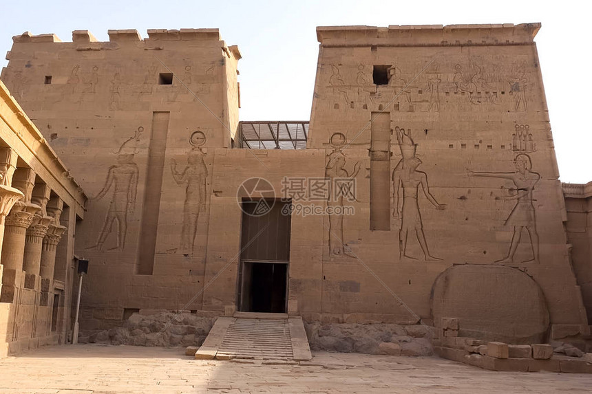 古埃及巨石的建筑物和柱子古高清图片下载-正版图片505659175-摄图网