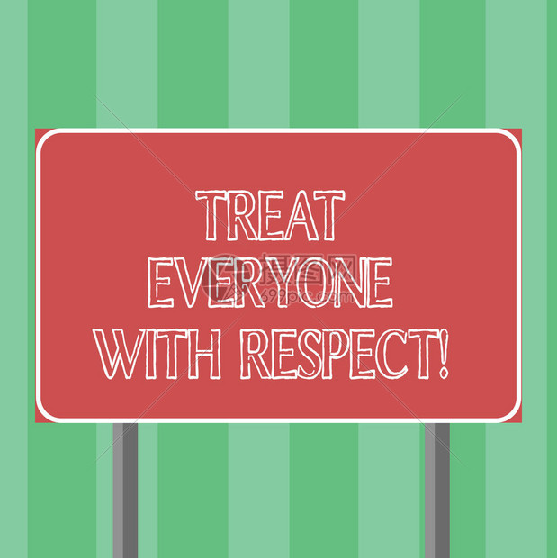 概念意义尊重他人有正直空白矩形户外彩色路标照片高清图片下载-正版图片505669936-摄图网