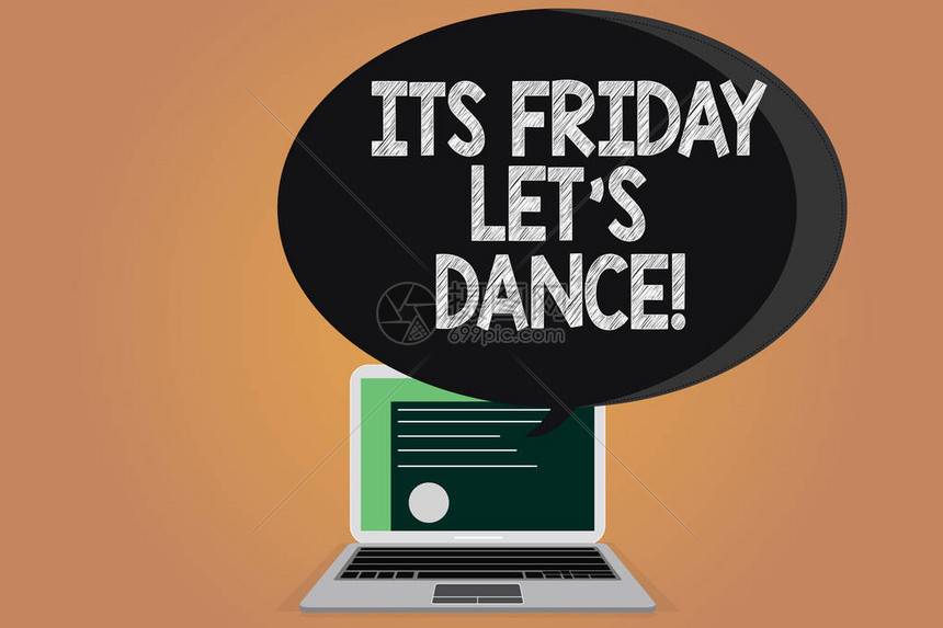 显示它的星期五让S跳舞的书写笔记商务照片展示邀请参加迪斯科舞会高清图片下载-正版图片505676821-摄图网