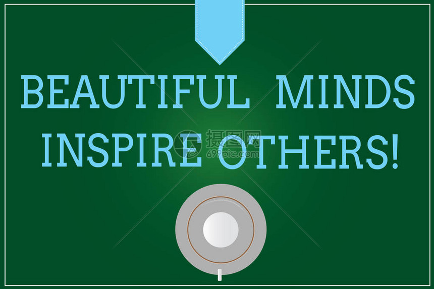 写着美丽的心灵Inspireothers概念的意思是积极展示给大家带来灵感高清图片下载-正版图片505692431-摄图网