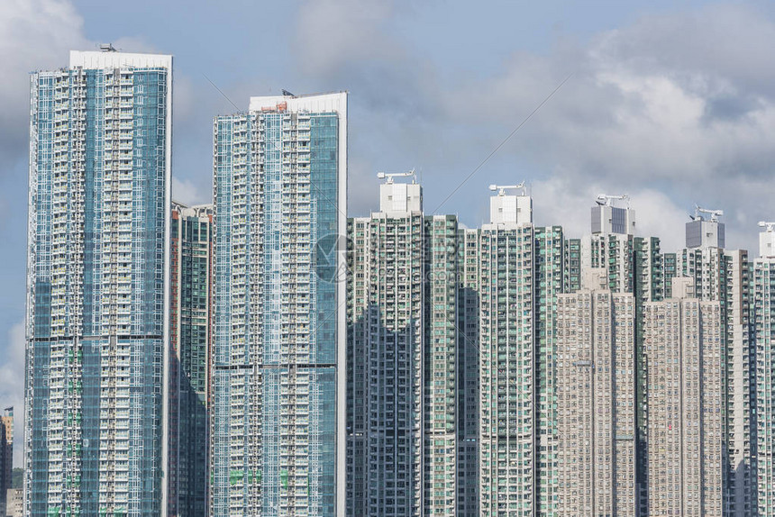 香港城市高层住宅外景高清图片下载-正版图片505800788-摄图网