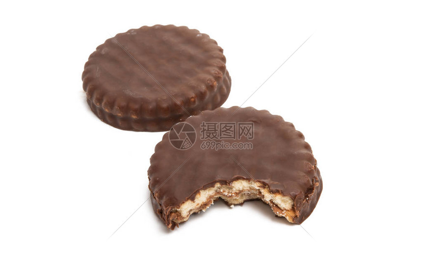 带有巧克力的cookie在高清图片下载-正版图片505879129-摄图网