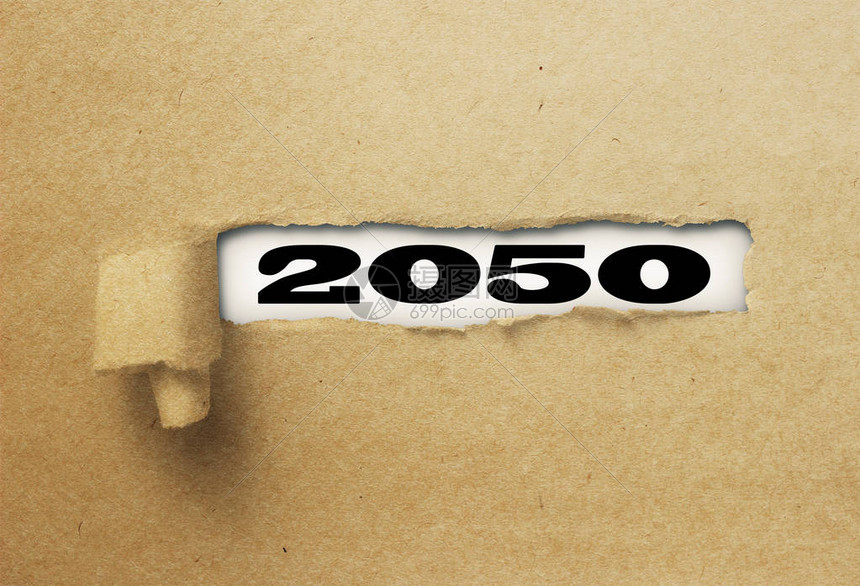 在白色背景上揭示新的2050年新的高清图片下载-正版图片505925357-摄图网